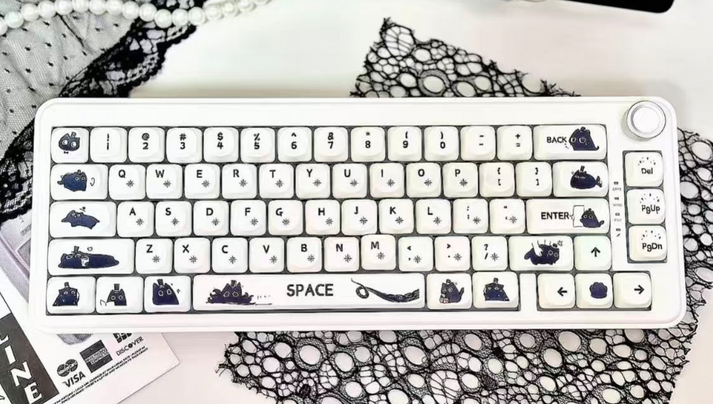 Moomin Inspired Mechanical Keyboard – Zulu Eden