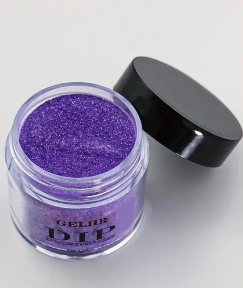 GELHR Dip Powder Lilac Glitter – Zulu Eden